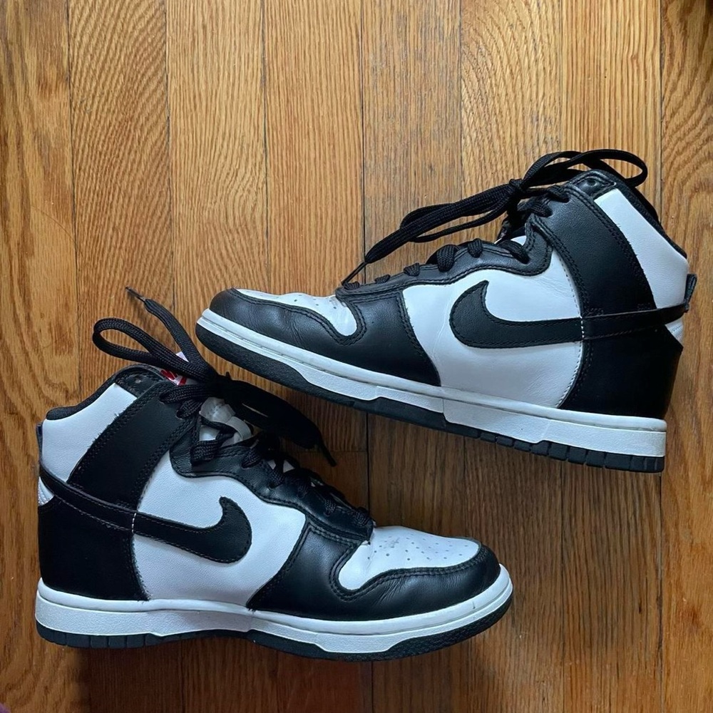 Nike Womens High Top Panda Dunks - Gem